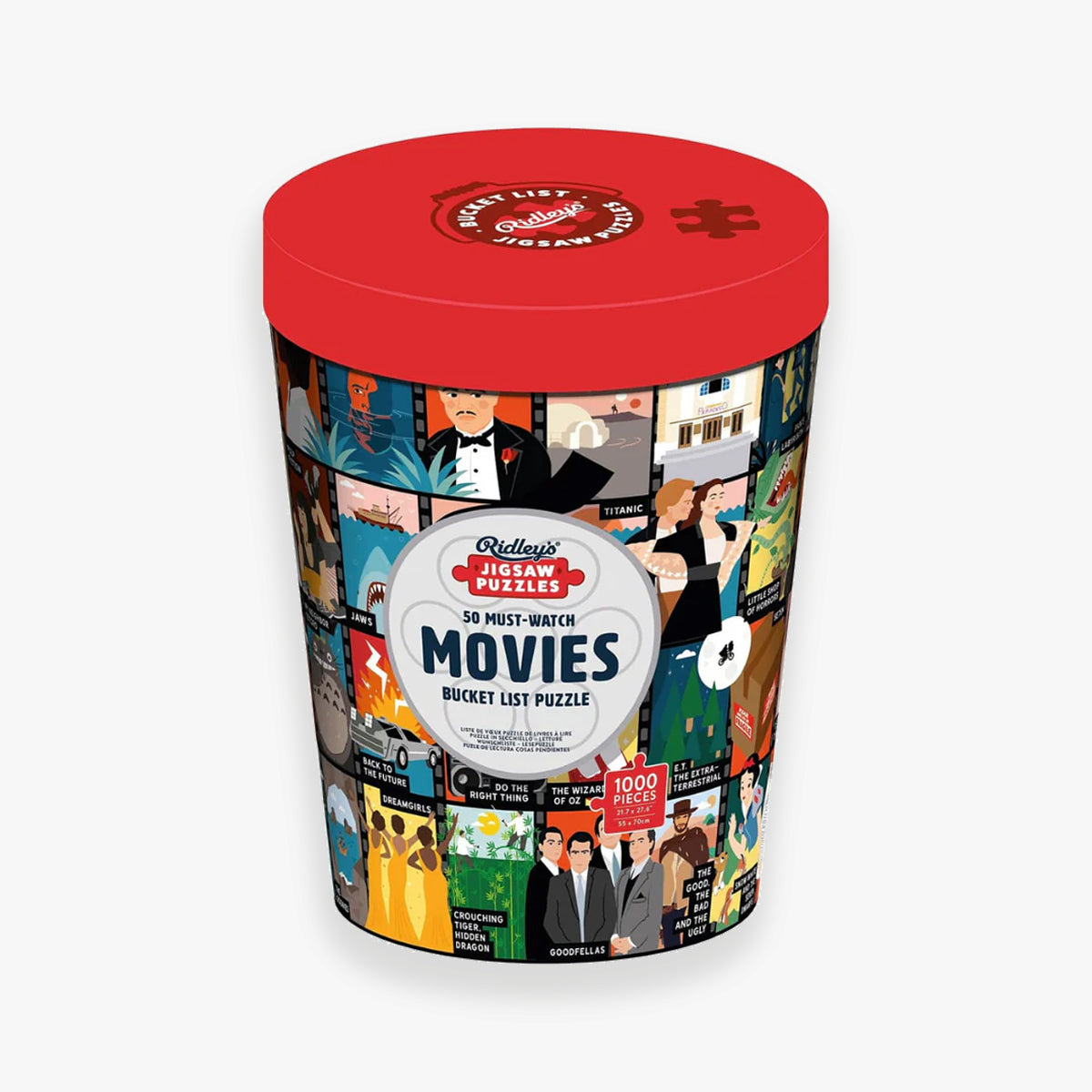 50 Must-Watch Movies Bucket List 1000-Piece Puzzle – TIFF Shop